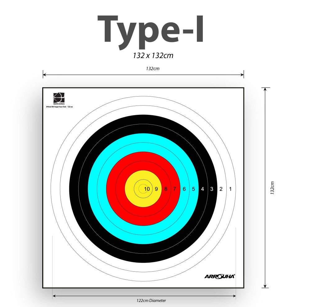 Archery Target Face Tarpaulin 0.30 Outdoors Various Size 50cm 60cm 80cm ...