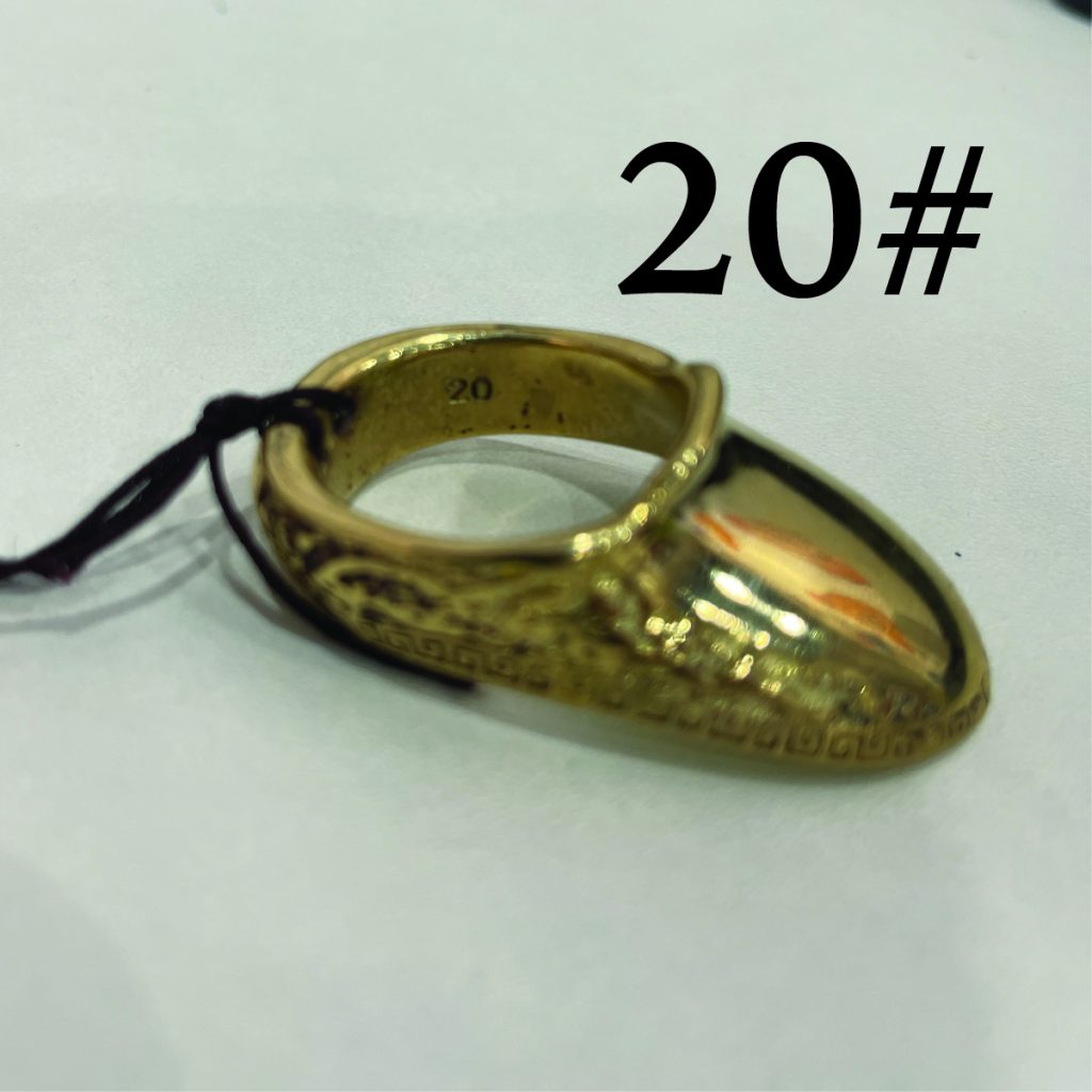 Traditional Archery Brass Thumb Ring For Thumb Technique – Arrouha ...