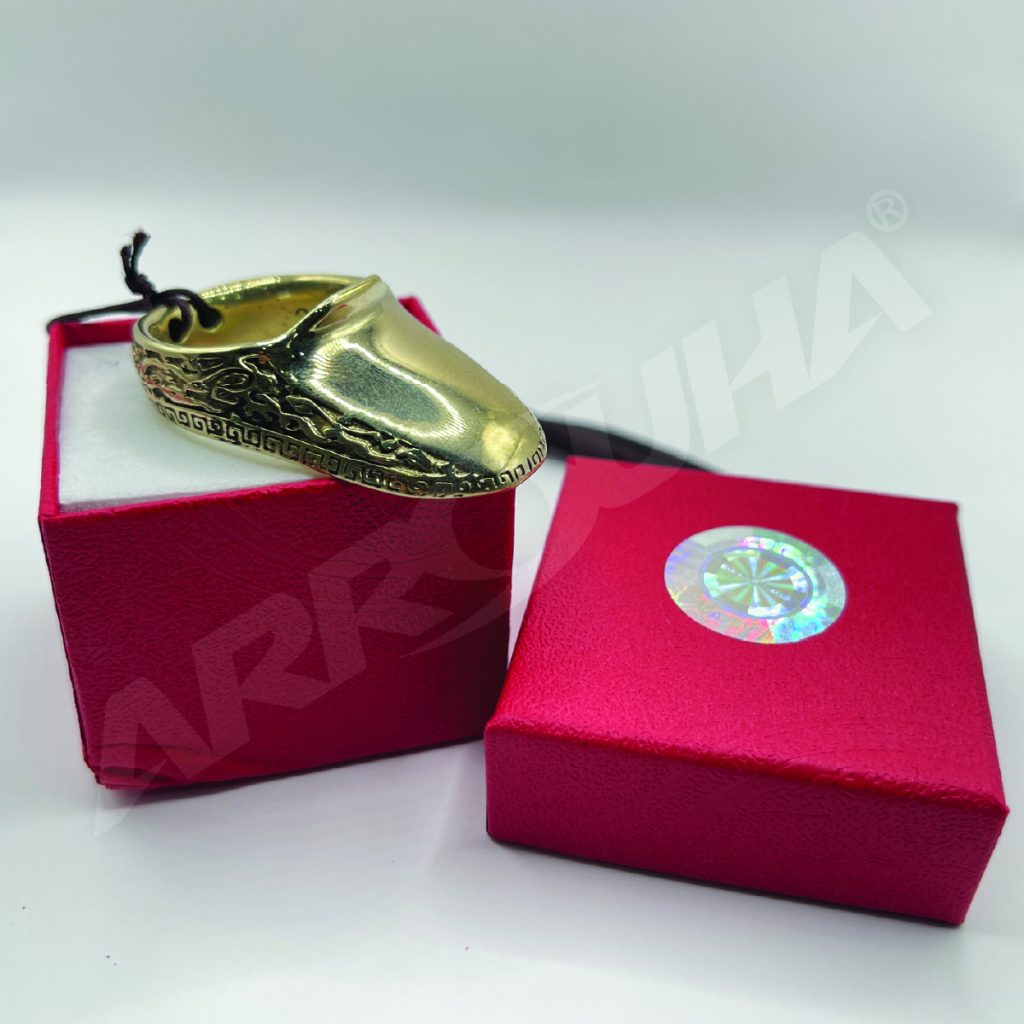 Traditional Archery Brass Thumb Ring For Thumb Technique – Arrouha ...