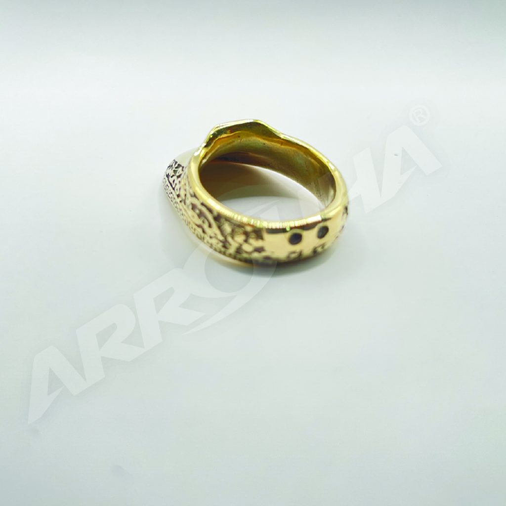 Traditional Archery Brass Thumb Ring For Thumb Technique – Arrouha ...